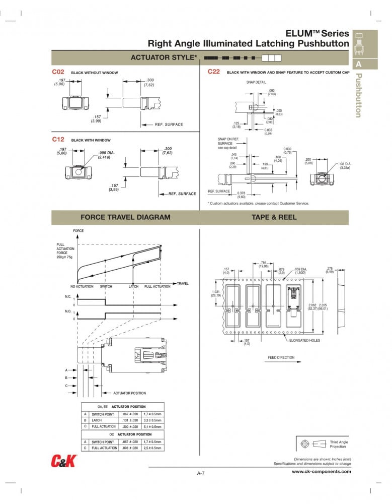 C&K catalog page 7