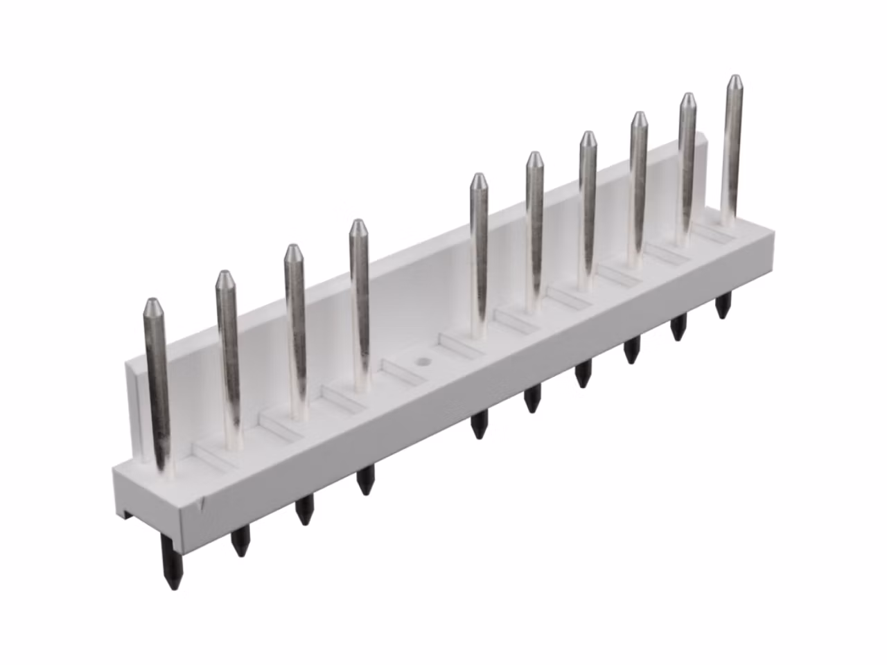 KK Header, Vertical, with Polarizing Backwall, 11 Circuits, Tin (Sn) Plating, Circuit 5 Voided for sale