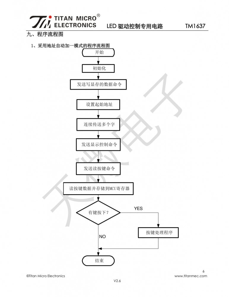 TM1637-DIP20 datasheet page 6