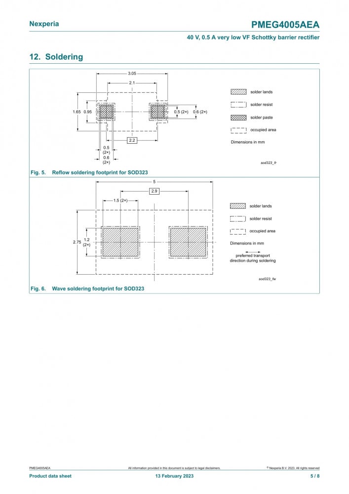 PMEG4005AEA datasheet page 5