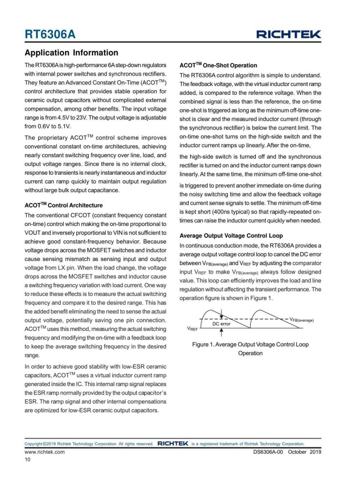 RT6306A technical document, page 10