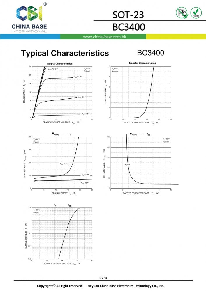 BC3400 datasheet page 3