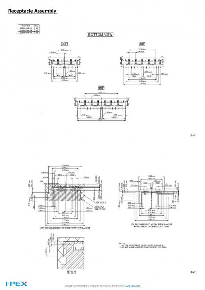 I-PEX CABLINE VS II technical document page 6