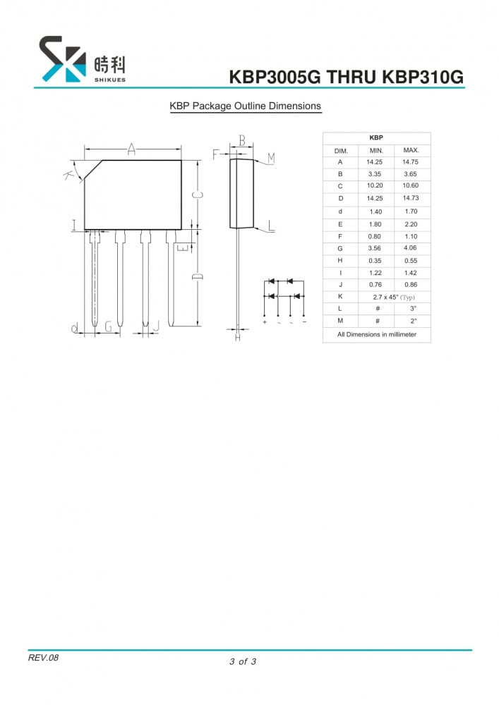 KBP310G datasheet page 3