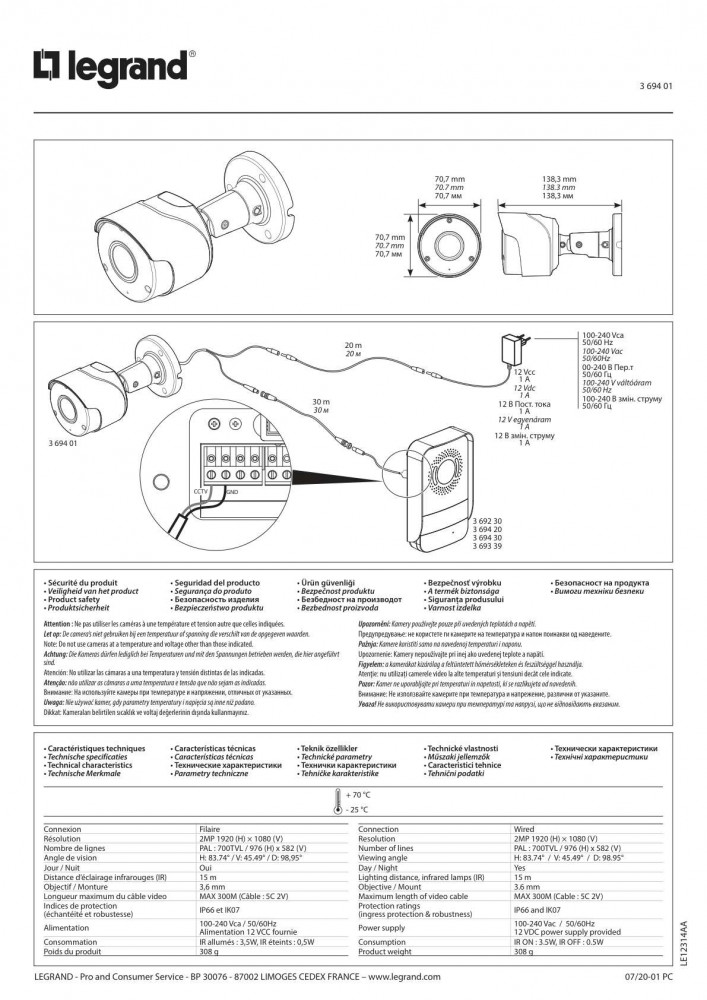 Legrand 369401 technical document page 1