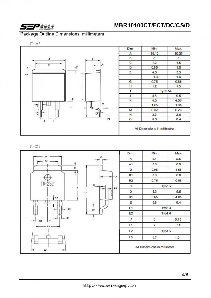 MBR10100FCT datasheet page 4