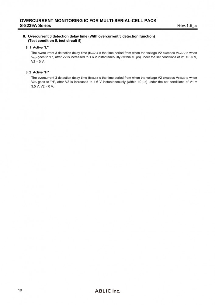 S-8239A datasheet page 10
