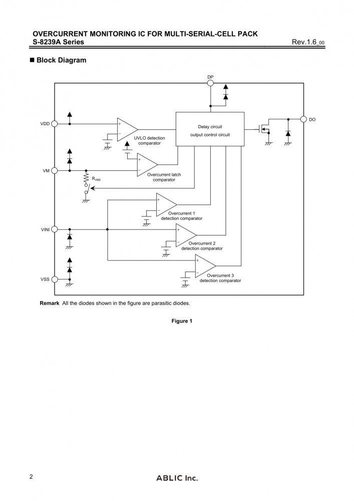 S-8239A datasheet page 2