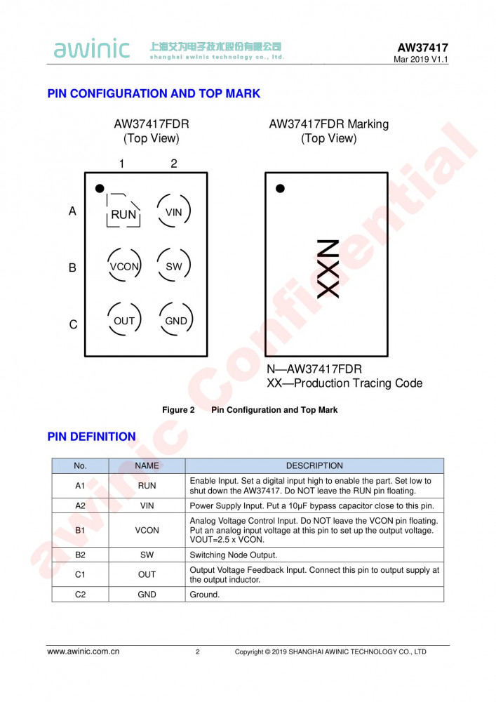 AW37417FDR datasheet page 2