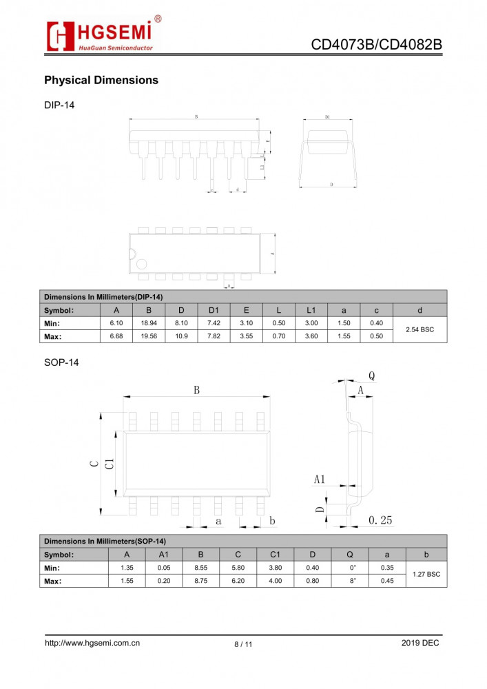 CD4073BMT/TR datasheet page 8