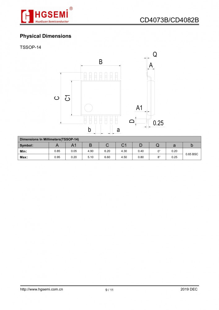 CD4073BMT/TR datasheet page 9