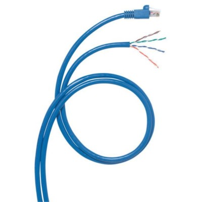 Cord for area distribution box - Category 6 - F/UTP - RJ45/stripped - LSZH - 20 m for sale