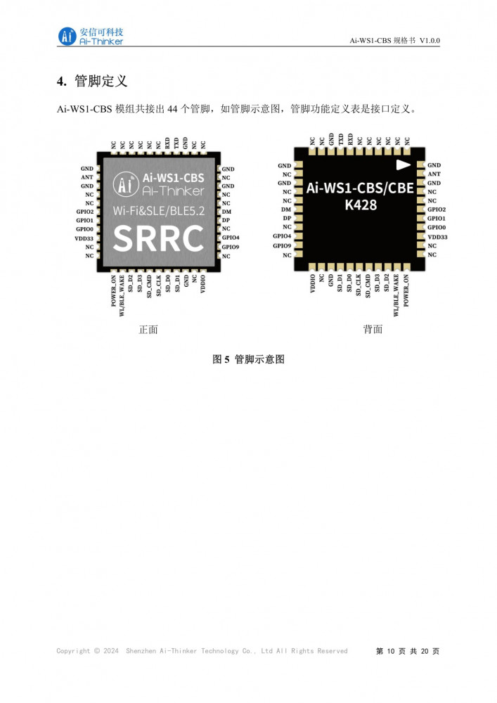 Ai-WS1-CBS datasheet page 10