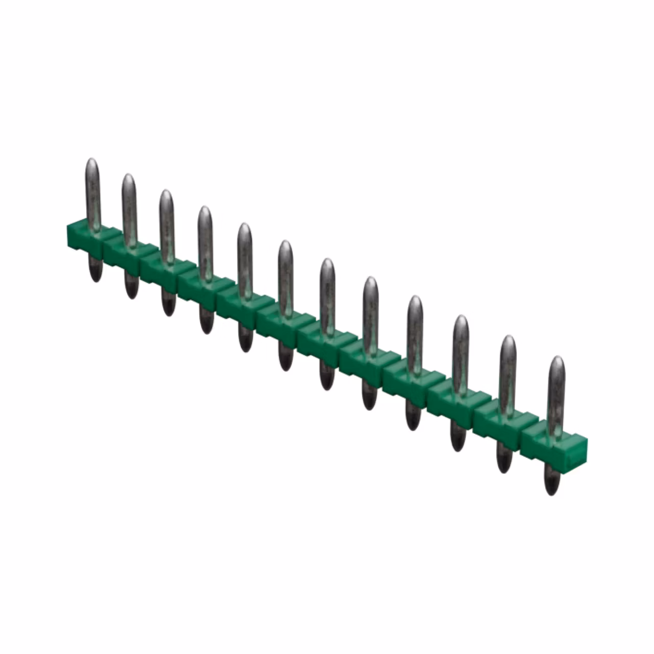 5.00mm Pitch Eurostyle Vertical PCB Pin Header, Breakable, 12 Circuits for sale