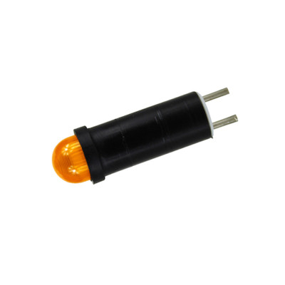 LED Panel Mount Indicator Green .290″ 24V Straight Leads