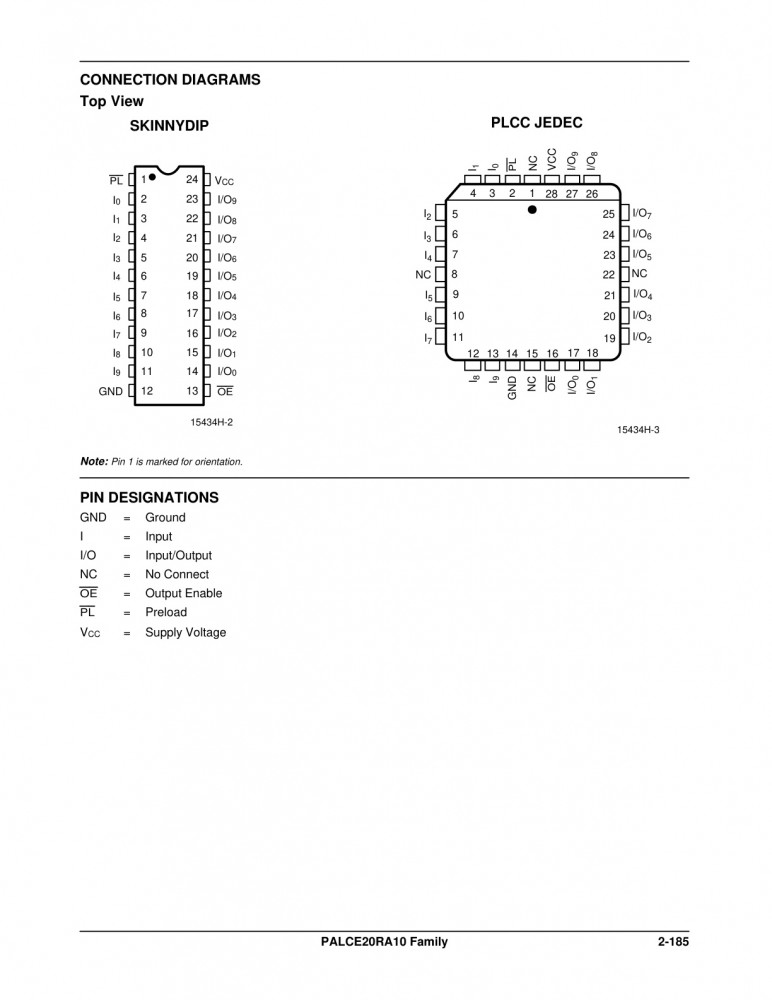 PALCE20RA10 datasheet page 2