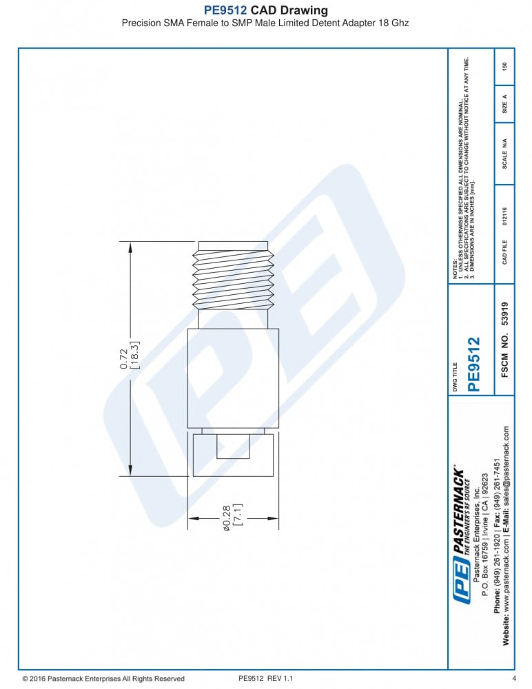 PE9512 technical document page 4