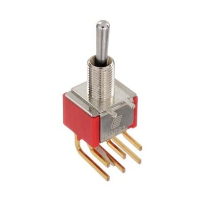 E-Switch 100DP4T8B13M2RE Toggle Switch