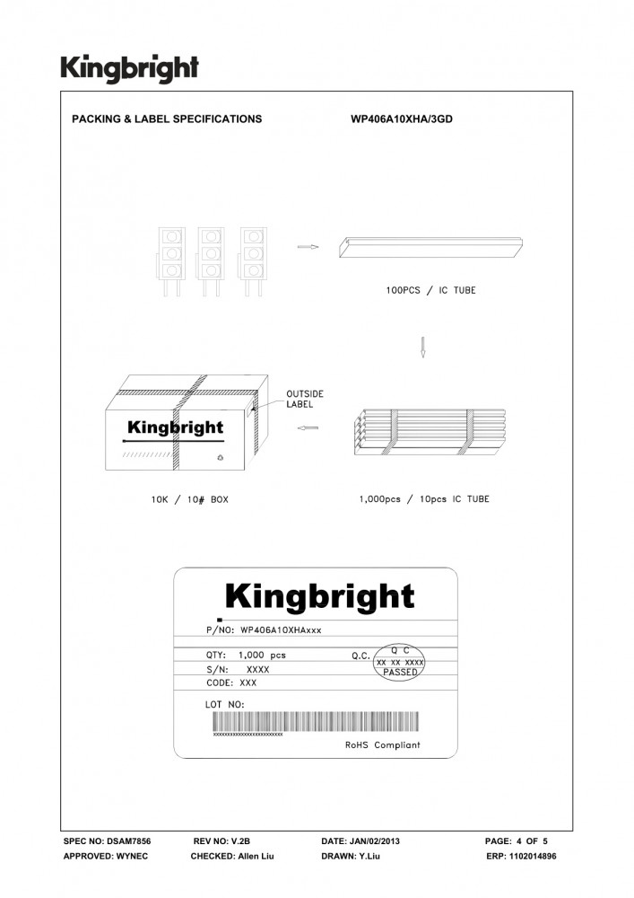 WP406A10XHA/3GD datasheet page 4