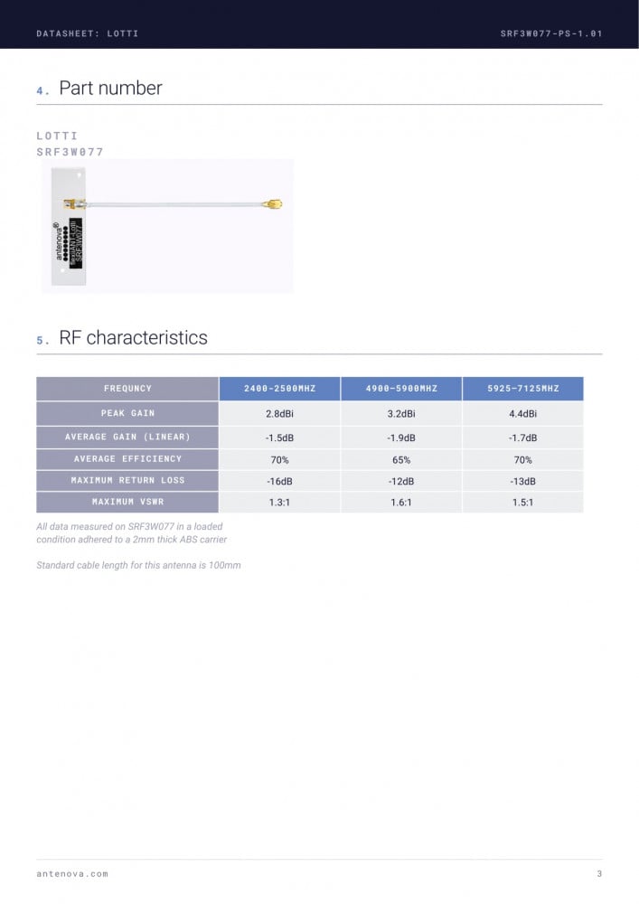 SRF3W077-100 datasheet page 4