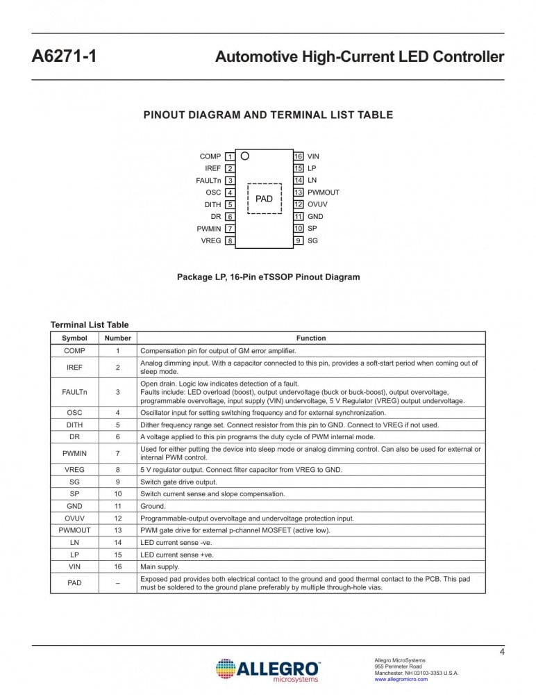 A6271 datasheet page 4