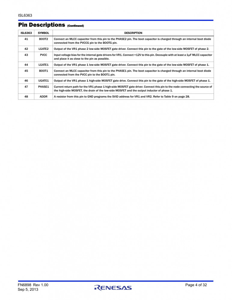 ISL6363CRTZ datasheet page 4