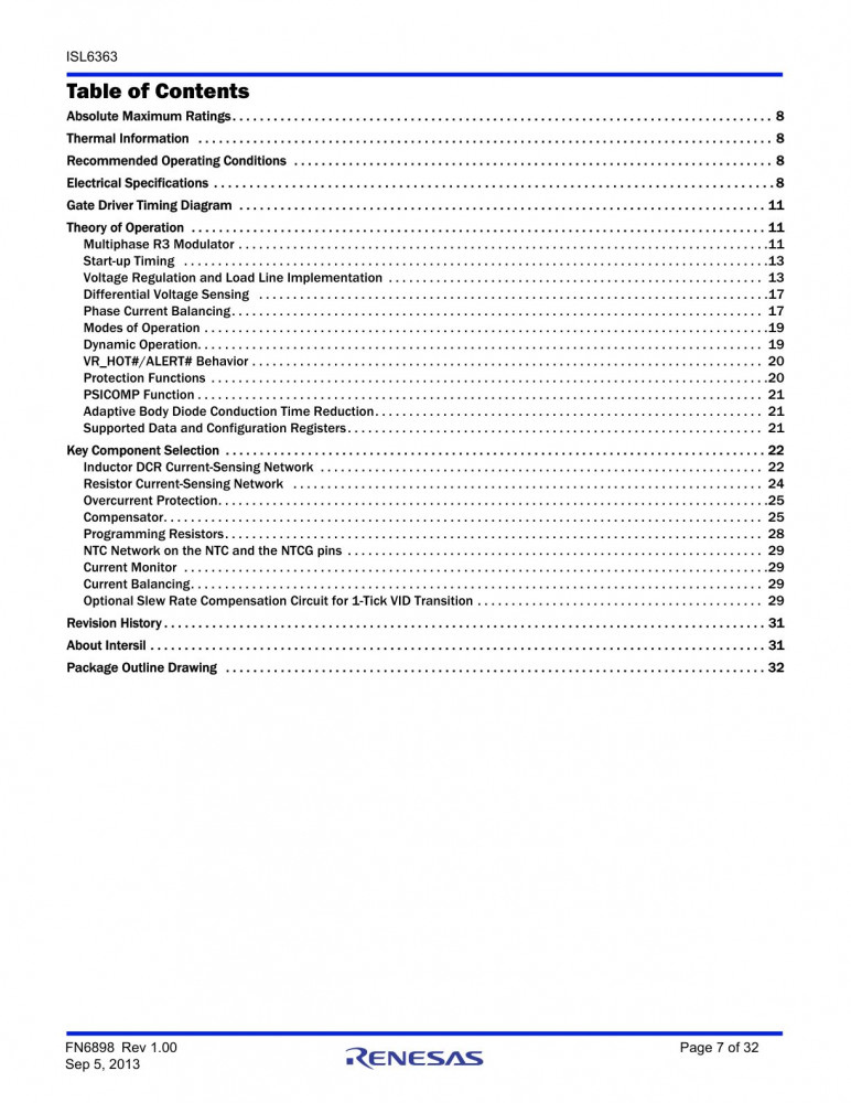ISL6363CRTZ datasheet page 7