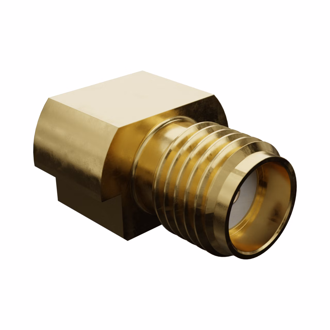SMA Jack, Straight, PCB Receptacle, End Launch, Surface Mount, 1.91mm SMT Contact Tail Length, Gold (Au) Plated Body, Tray, 50 Ohms for sale