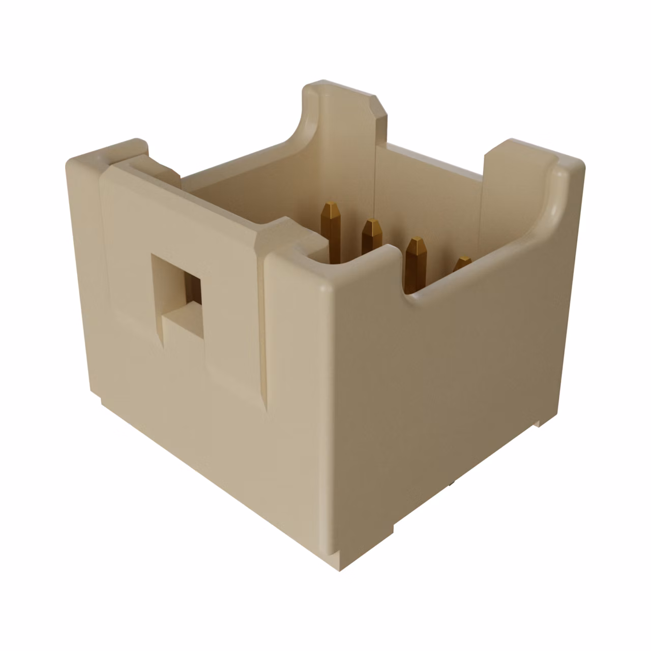 MicroClasp Vertical Header, 2.00mm Pitch, Dual Row, Through Hole, Gold Flash (Au) Plating, 8 Circuits, without PCB Locator for sale