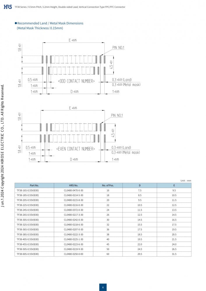 HRS TF38 technical document page 6