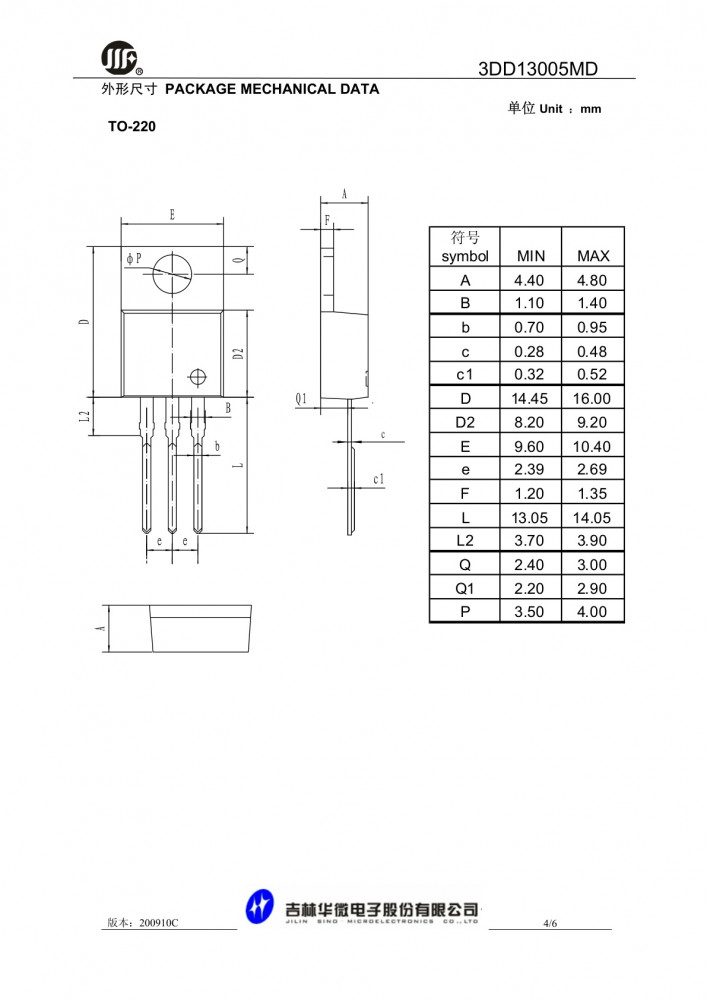 3DD13005MD datasheet page 4