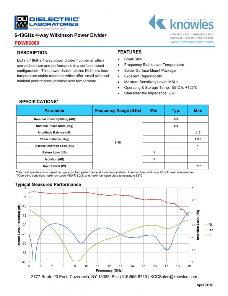 PDW06089-T technical document page 1