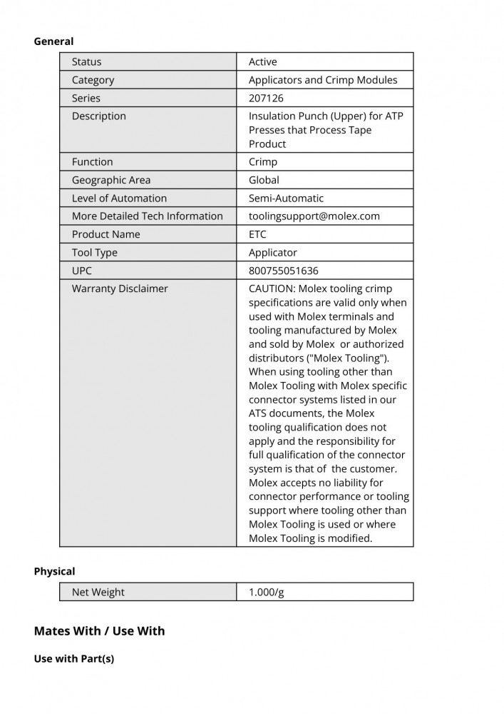 Product document preview, page 2