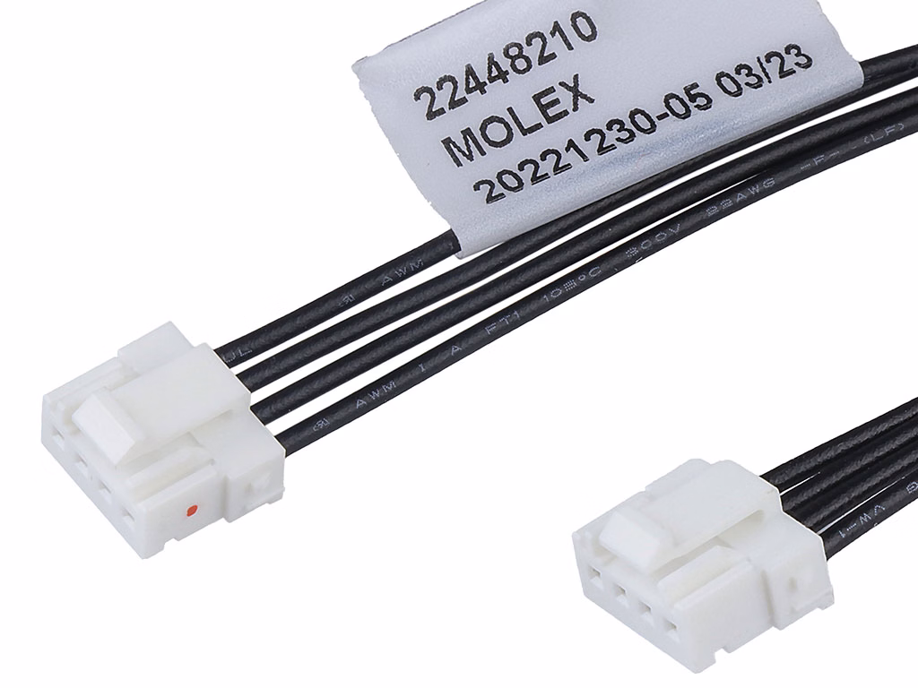 MicroTPA-to-MicroTPA Off-the-Shelf (OTS) Cable Assembly, 2.00mm Pitch, Single Row, 150.00mm Length, 4 Circuits, Natural for sale