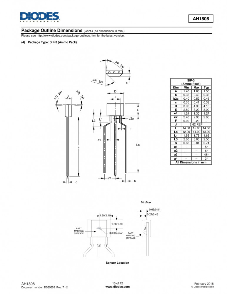 AH1808 datasheet page 10