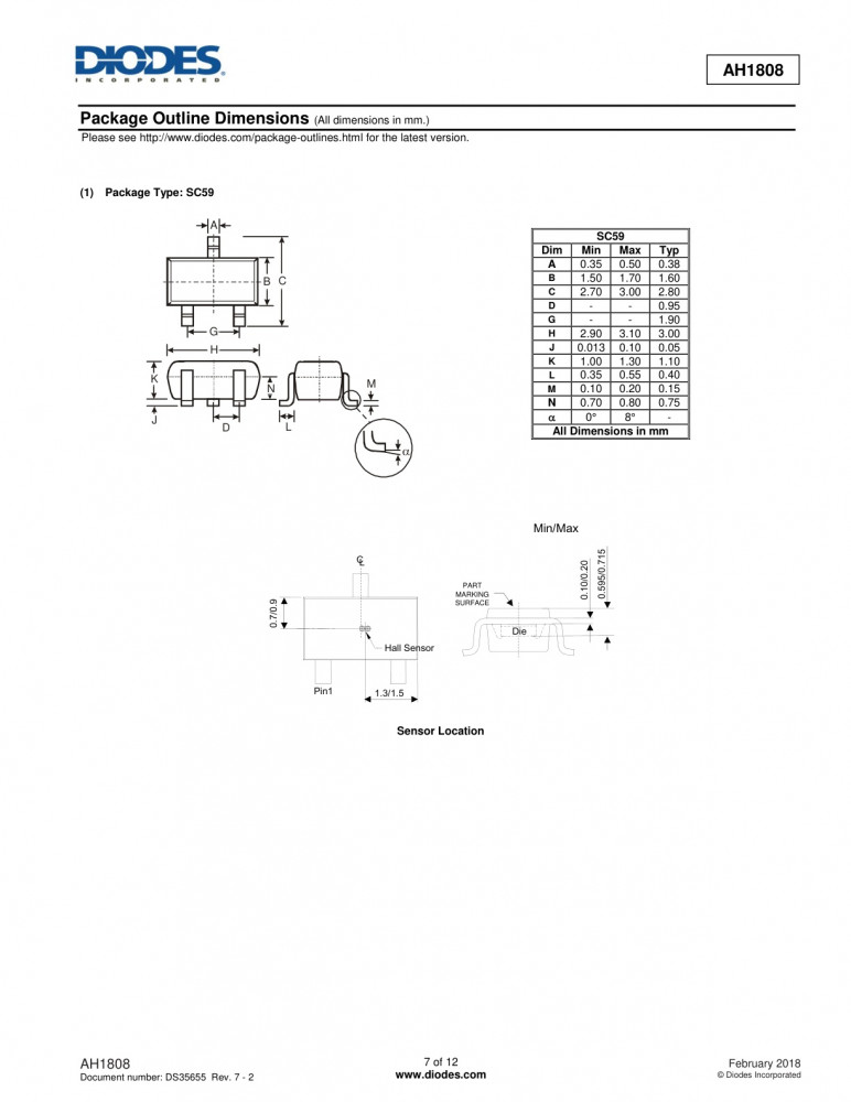 AH1808 datasheet page 7