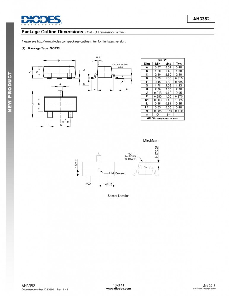 AH3382 datasheet page 10