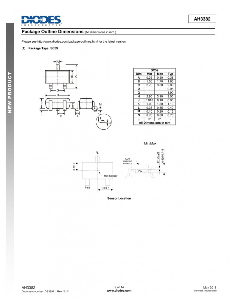 AH3382 datasheet page 9
