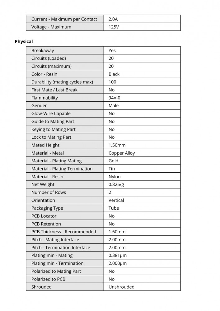 Molex 877620036 technical document image 3