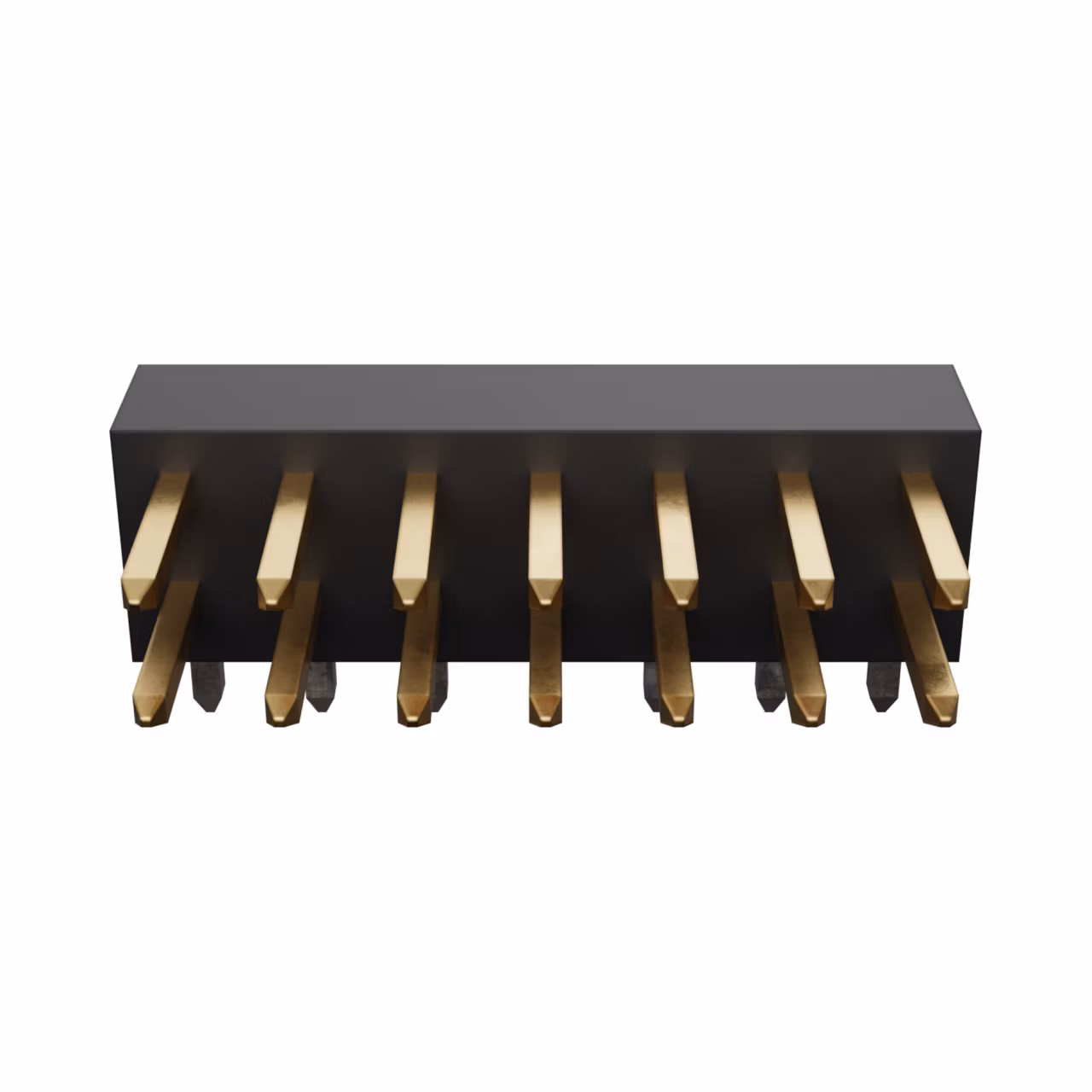 2.00mm Pitch Milli-Grid Header, Right-Angle, Through Hole, 14 Circuits, 0.05µm Gold (Au) Plating, Mating Pin Length 4.00mm, Tail Length 1.85mm, Tray, Lead-Free for sale