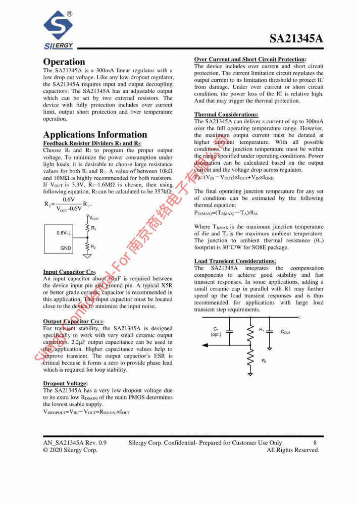 SA21345AFCA datasheet page 8