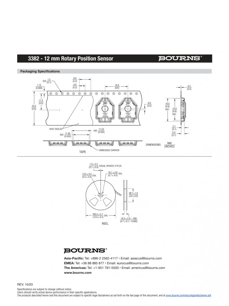 BOURNS 3382G-1-502G datasheet page 4