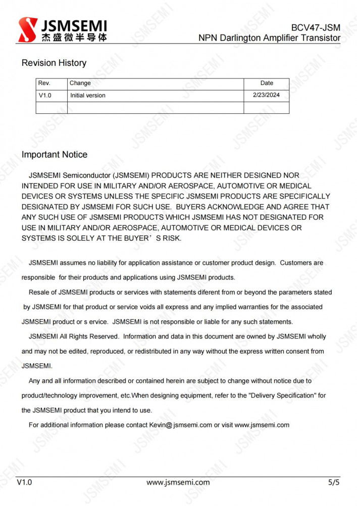 BCV47-JSM datasheet page 5