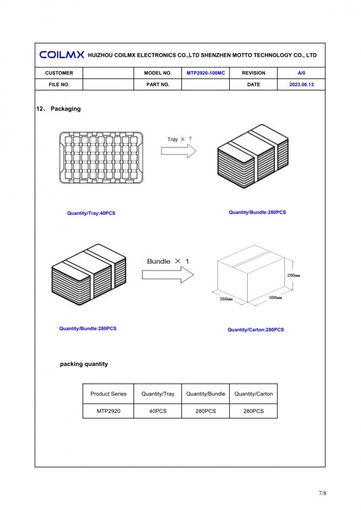 MTP2920-100MC datasheet page 7
