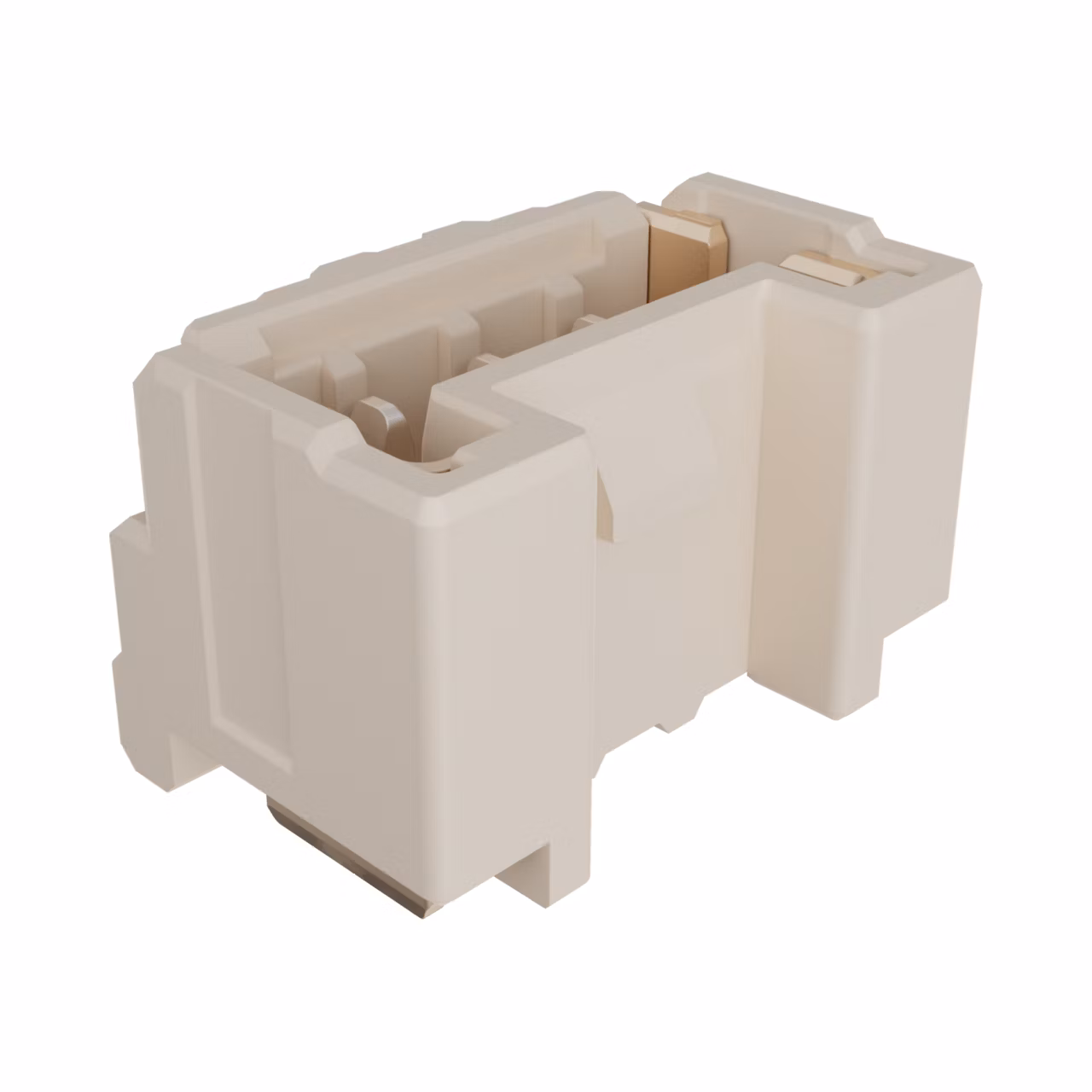 1.50mm Pitch, Micro-Lock Plus PCB Header, Single Row, Right Angle, Surface Mount, Tin-Bismuth Plating, Positive Lock, 3 Circuits, Natural for sale