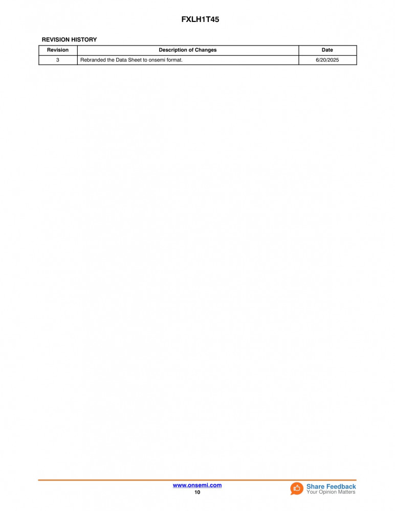 FXLH1T45 datasheet page 10