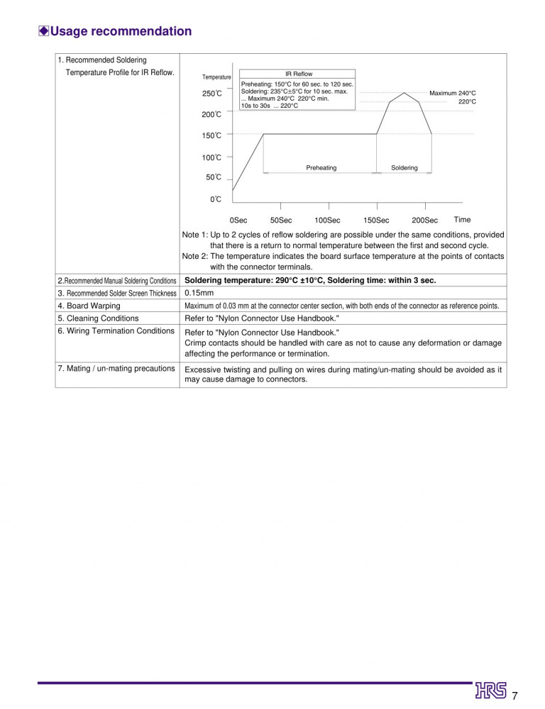 HRS DF20 datasheet page 7