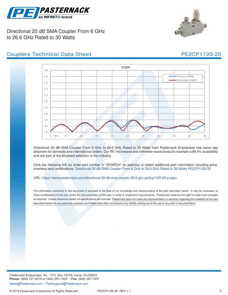 PE2CP1120-20 datasheet page 3
