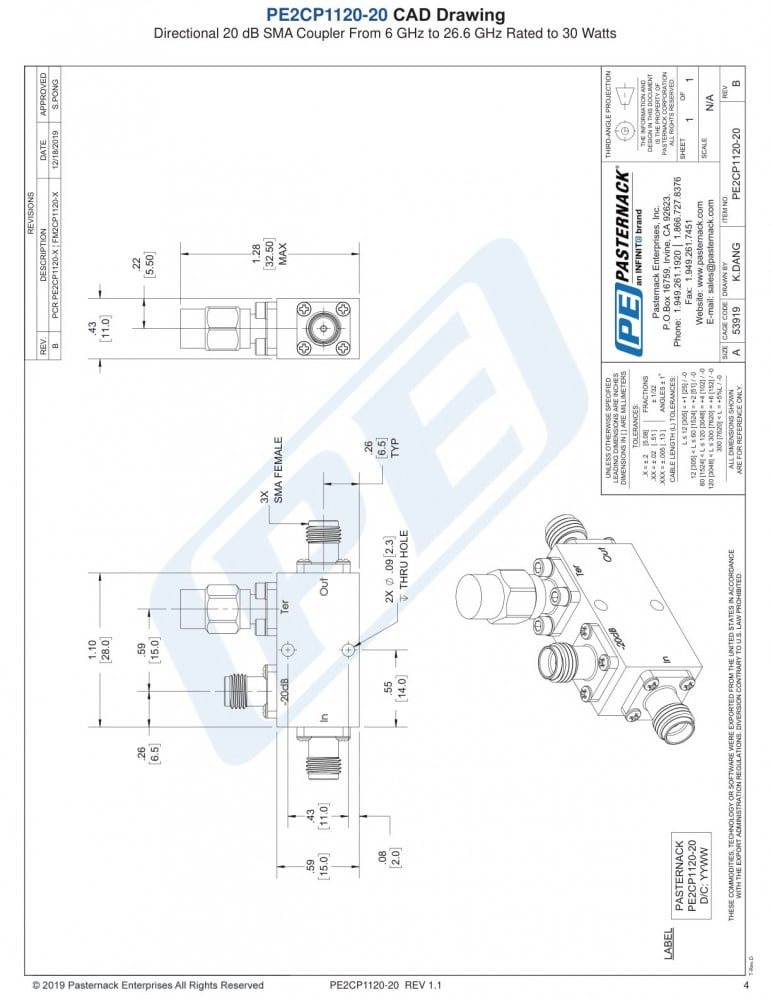 PE2CP1120-20 datasheet page 4