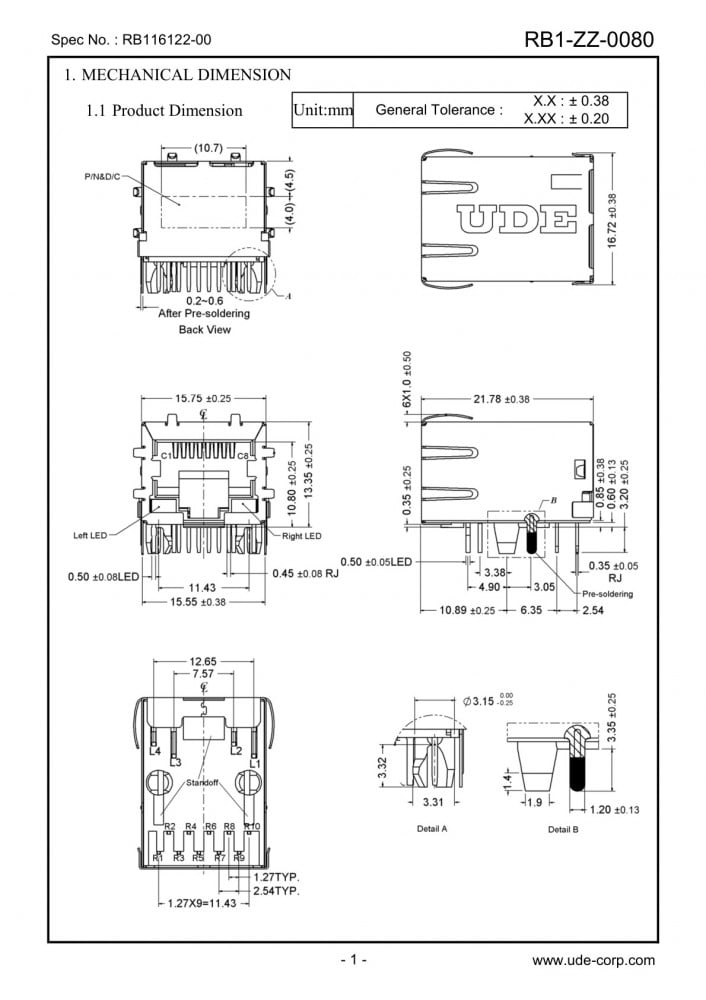 RB1-ZZ-0080 datasheet page 2